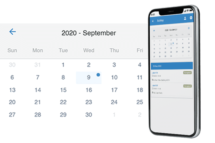 Staff Scheduling App - Schedule your Staff's Diaries on the go