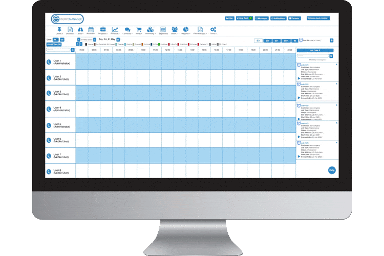 Staff Scheduling Software Schedule Jobs For Staff With Planners