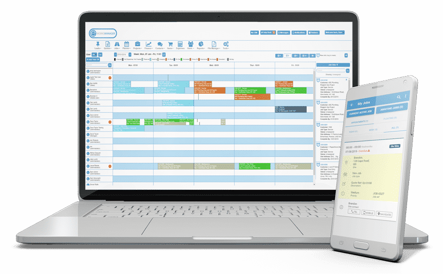 Staff Scheduling Software - Schedule Jobs for Staff with Planners
