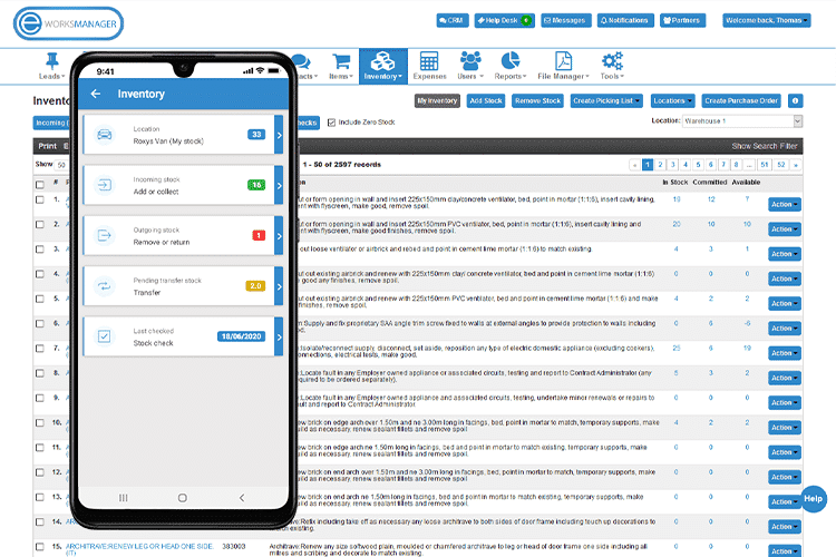 Stock Management Software - 14-Day Free Trial - Eworks Manager